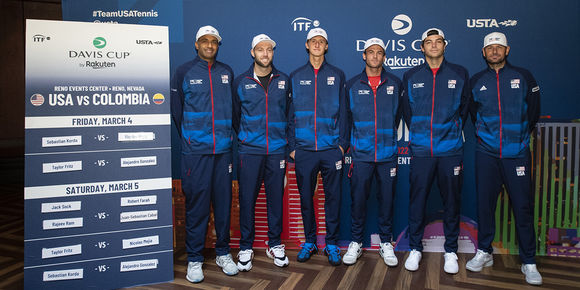 Draw set for Team USA vs. Colombia Davis Cup Qualifier
