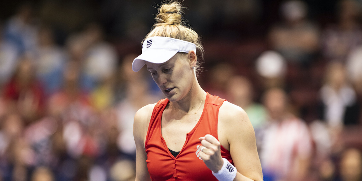 Alison Riske makes history; U.S. leads Ukraine after Day 1 of Billie ...