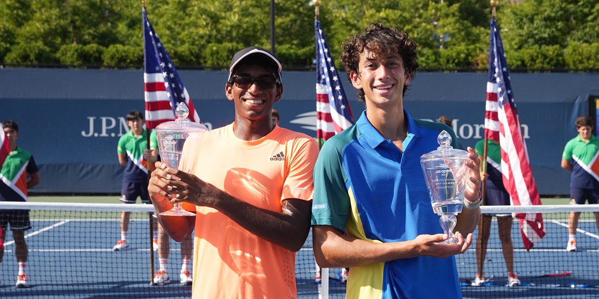 Ozan Baris and Nishesh Basavareddy win boys' doubles at 2022 US Open