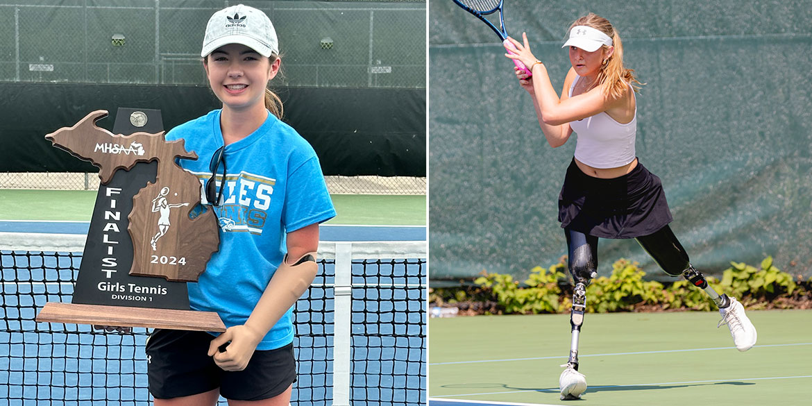 How two Midwest teens are changing the game as para-standing tennis players