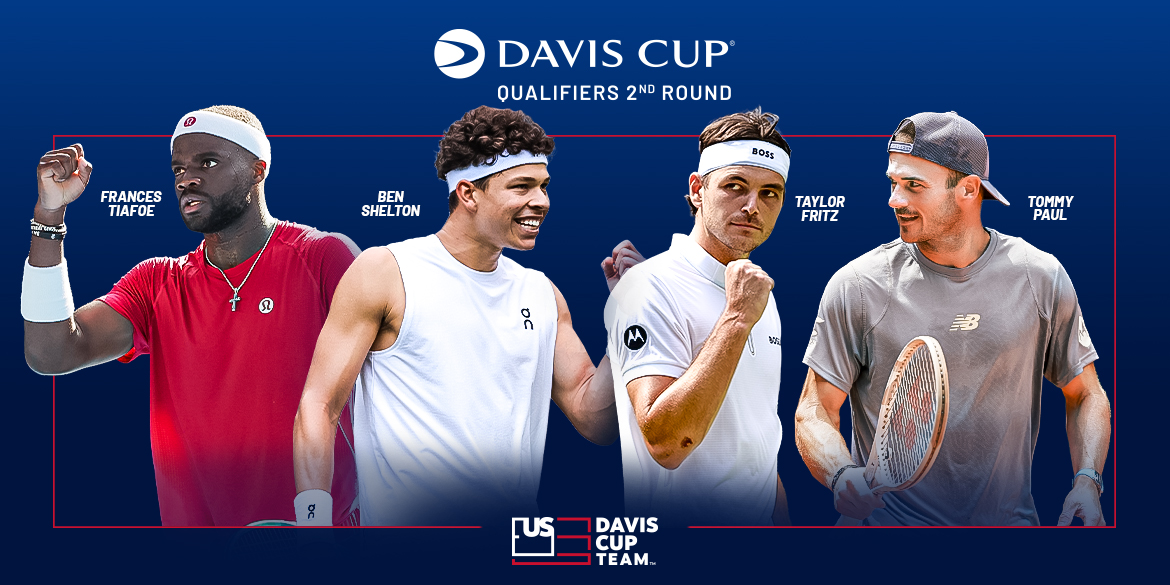 Fritz, Shelton, Tiafoe & Paul named to full-strength U.S. Davis Cup Team