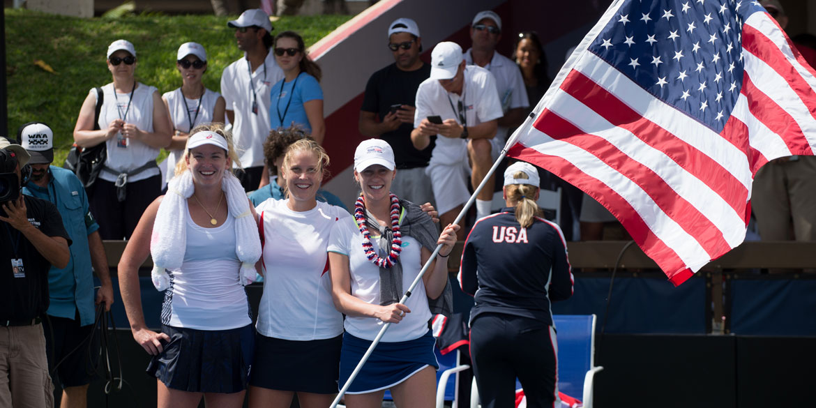 U.S. BEATS GERMANY TO ADVANCE TO FED CUP SEMIFINALS