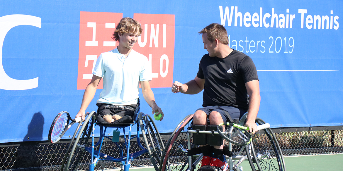 Herman and Stroud Making Most of Wheelchair Masters Moment
