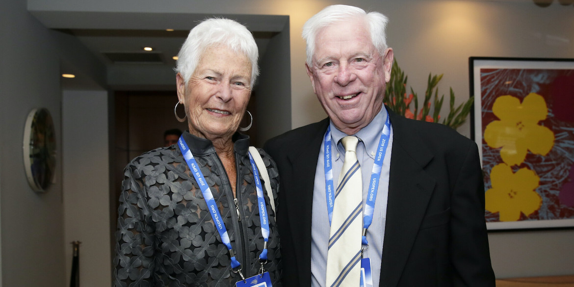 Judy Levering, the first woman president of the USTA