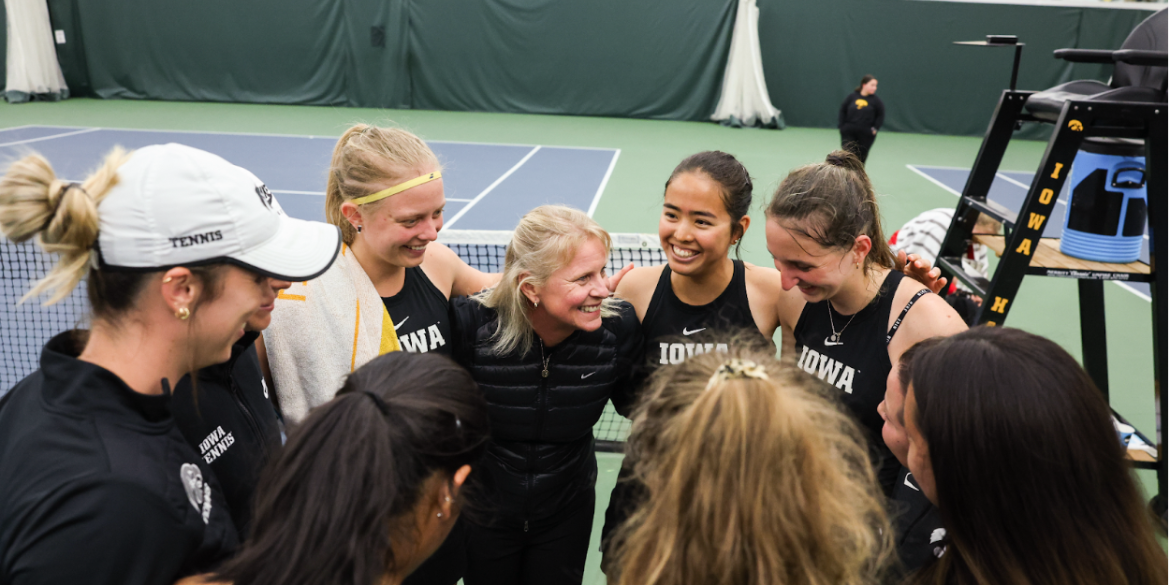 University of Iowa Women’s Tennis coach is an inspiration to her players