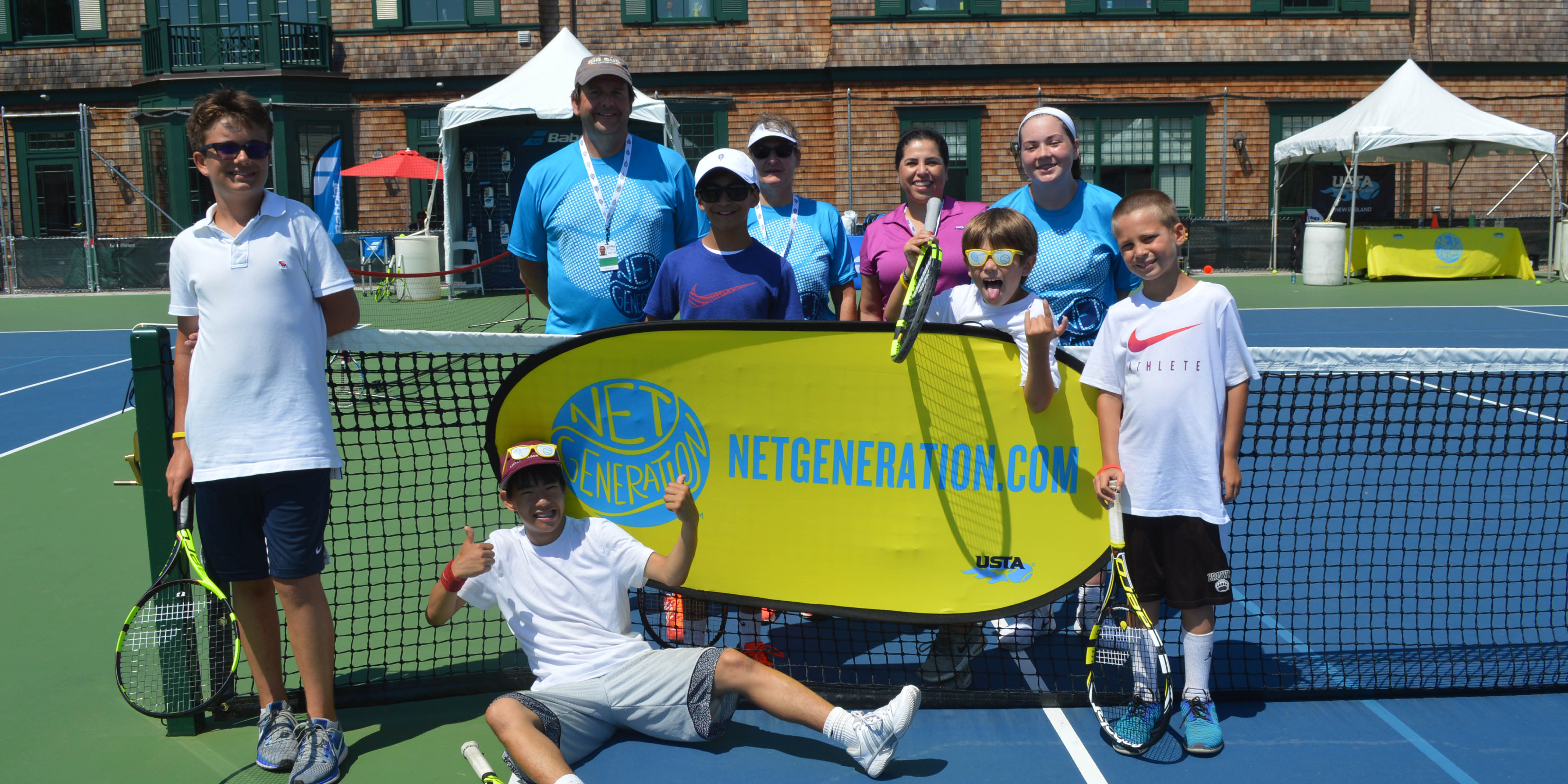 net generation fan zone at hall of fame tournament