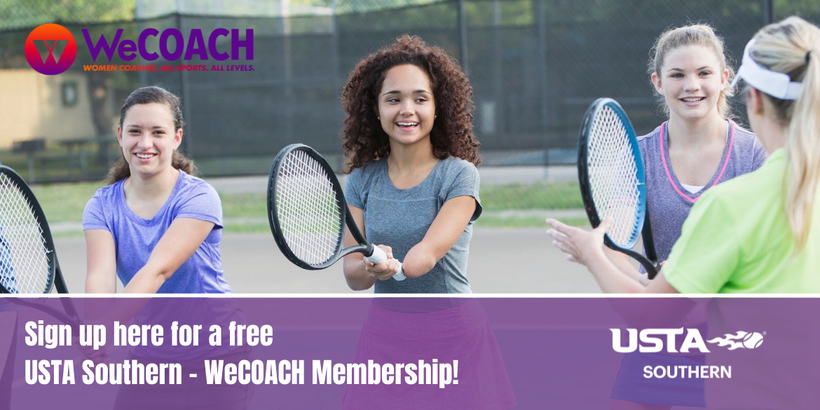 WeCOACH announces new section-wide partnership with USTA Southern