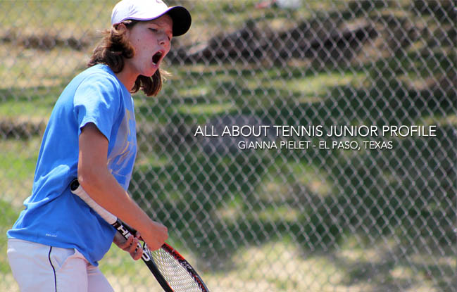 ALL ABOUT TENNIS JUNIOR PROFILE: GIANNA PIELET