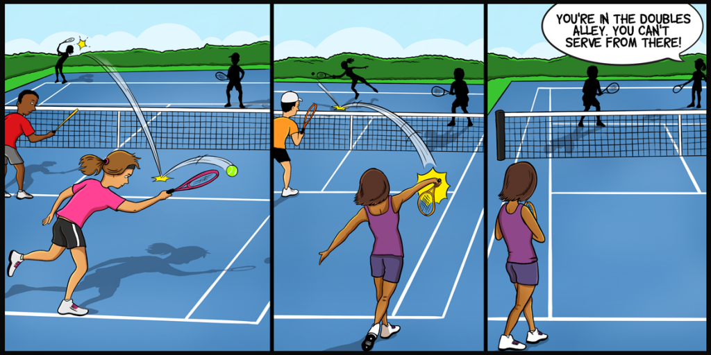 table tennis serving rules doubles