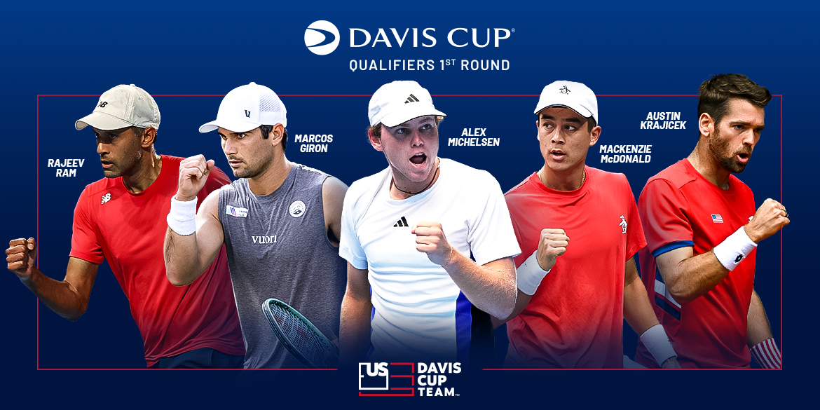 Debutants Michelsen, Giron named to U.S. Davis Cup team to face Chinese ...