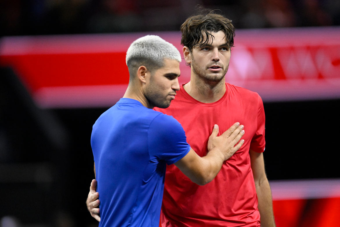 Taylor Fritz upsets Carlos Alcaraz at Laver Cup for first win vs ...