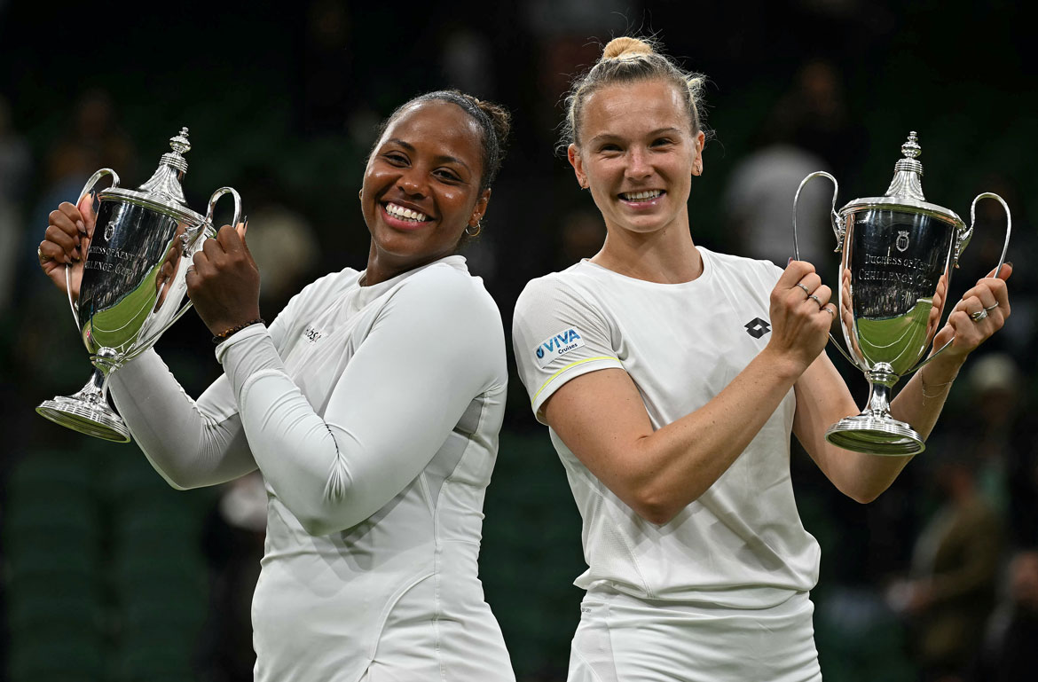 Wimbledon 2024: Taylor Townsend wins first Grand Slam title with women ...