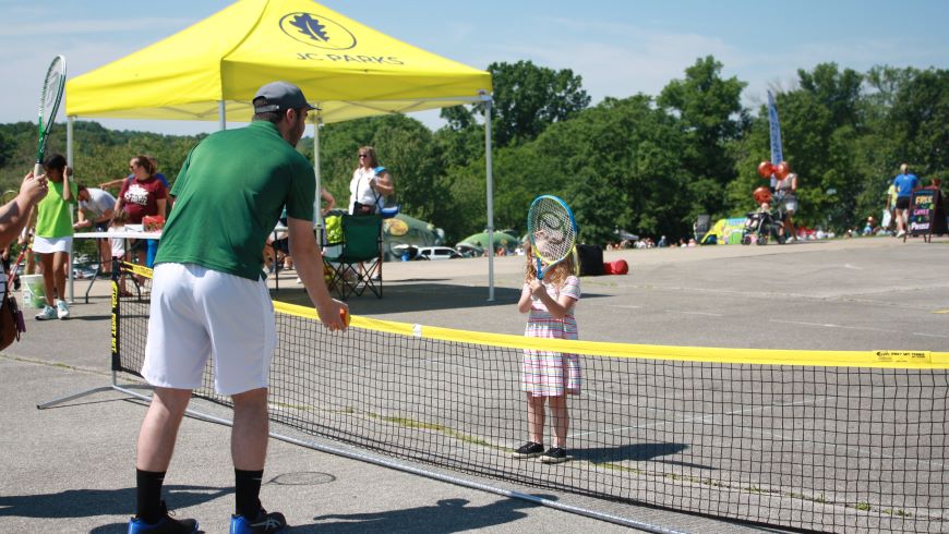 Tennis at Jefferson City KidsFest a Hit