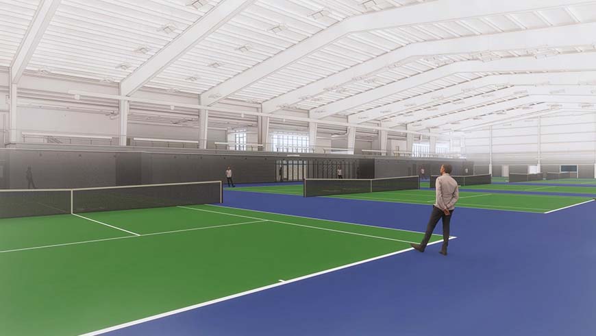 Ernest Grundy Tennis Center Set to Open in March