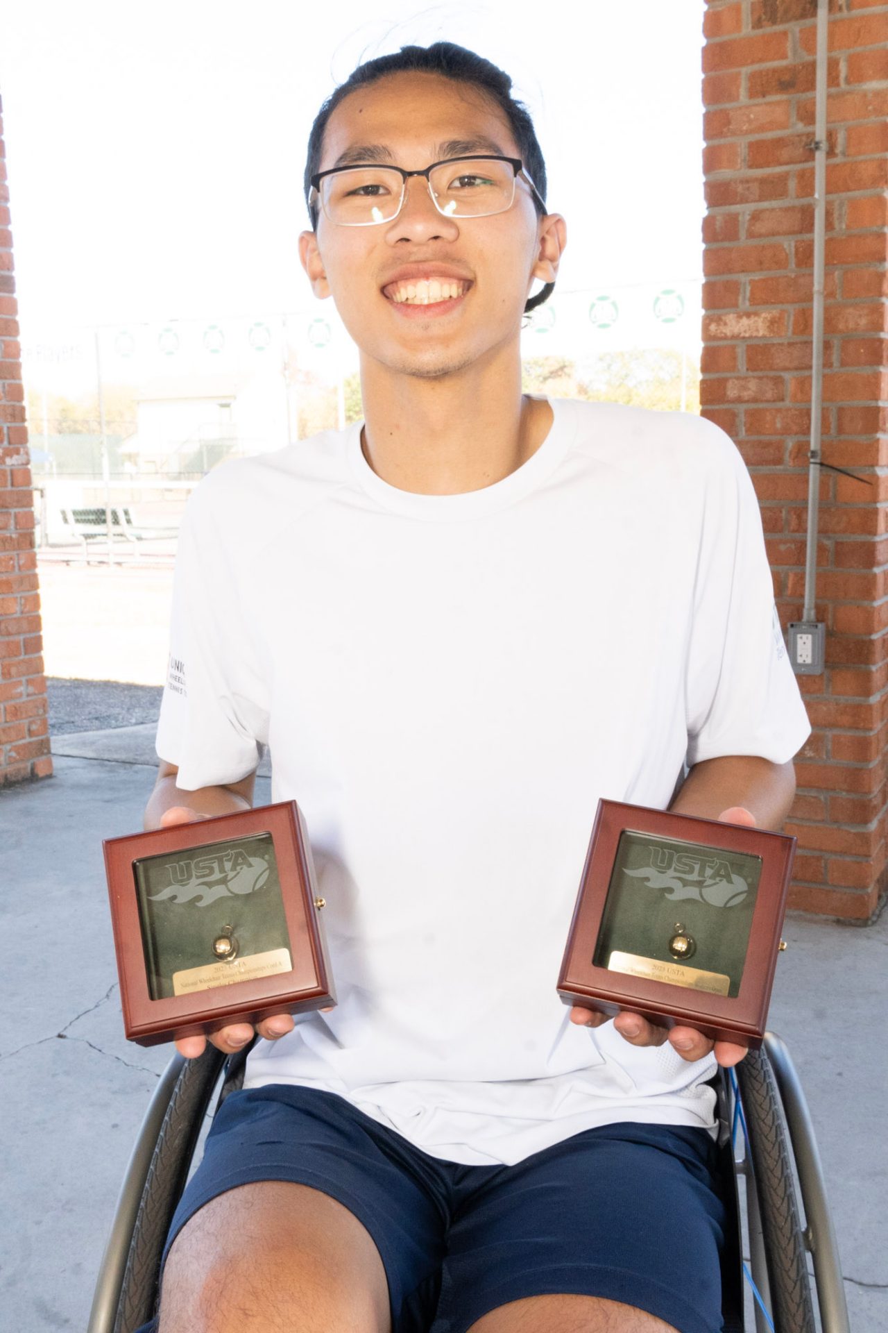 Max Wong, 16, doubles up at 2023 USTA wheelchair national championships