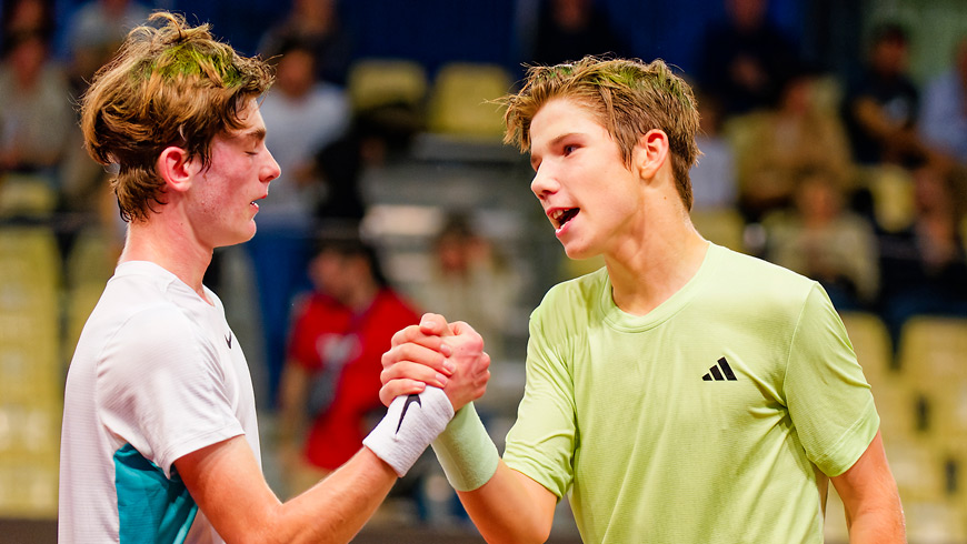 Michael Antonius wins Les Petits As boys' singles title