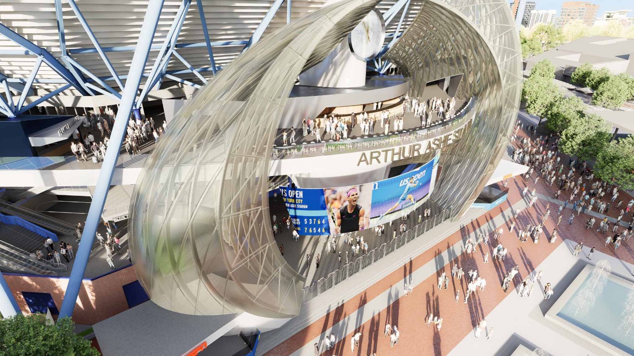 Reimagined Arthur Ashe Stadium headlines historic US Open transformation