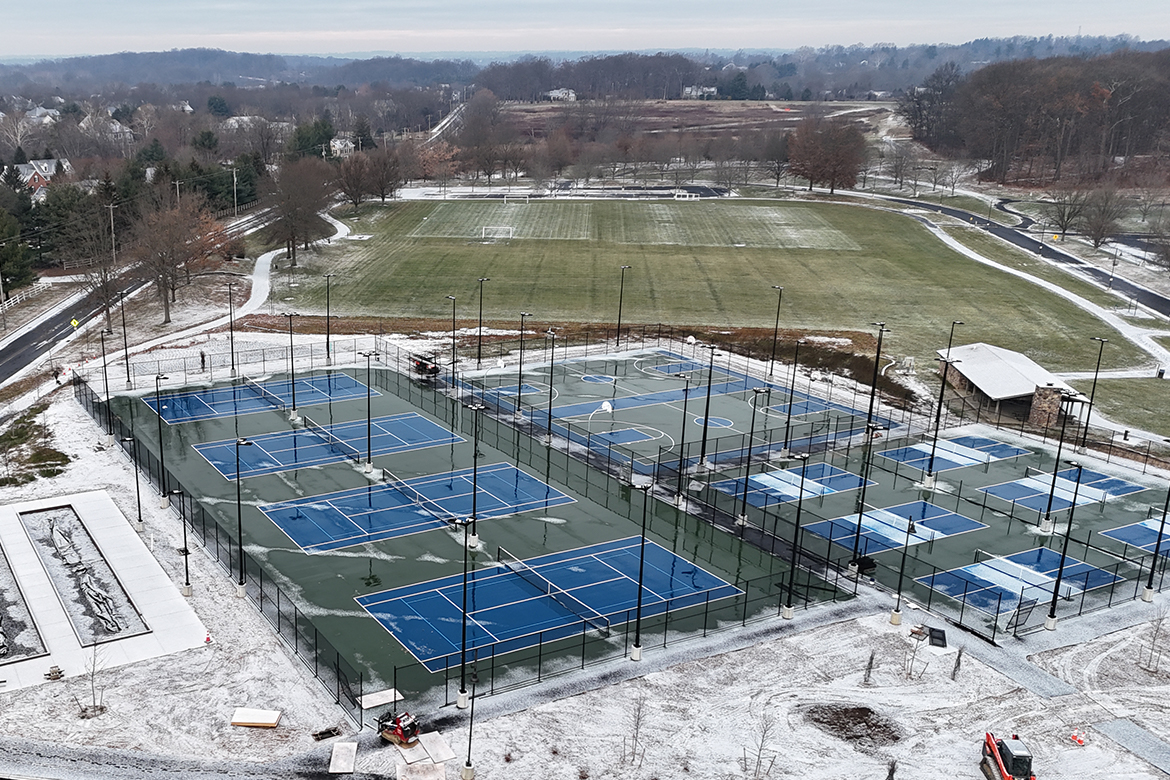 Tennis Venue Services restores old courts at Central Park in Doylestown ...