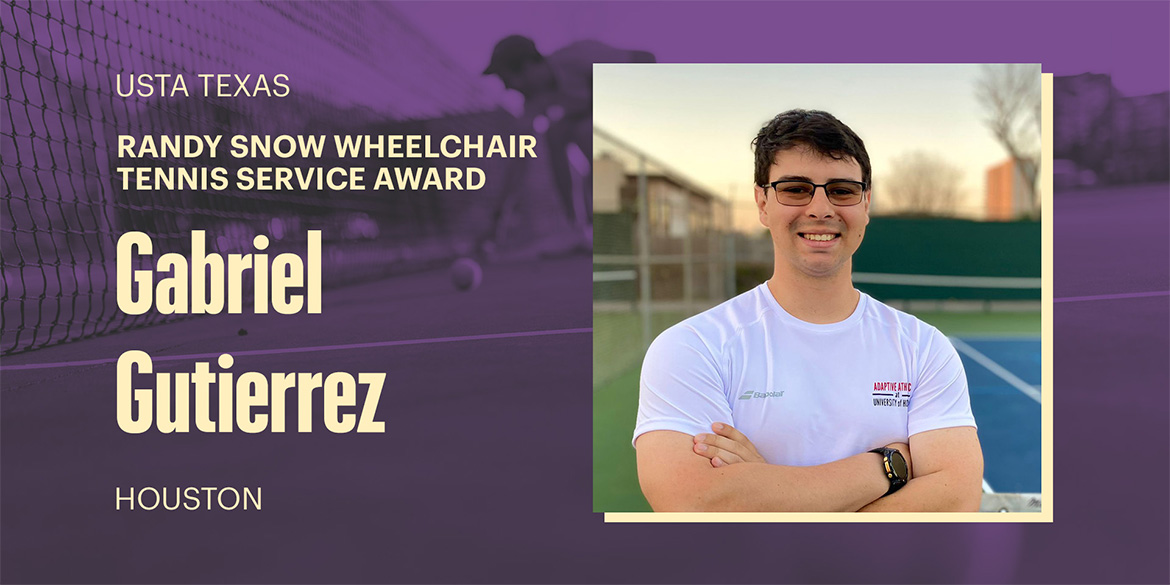2025 Randy Snow Wheelchair Tennis Service Award