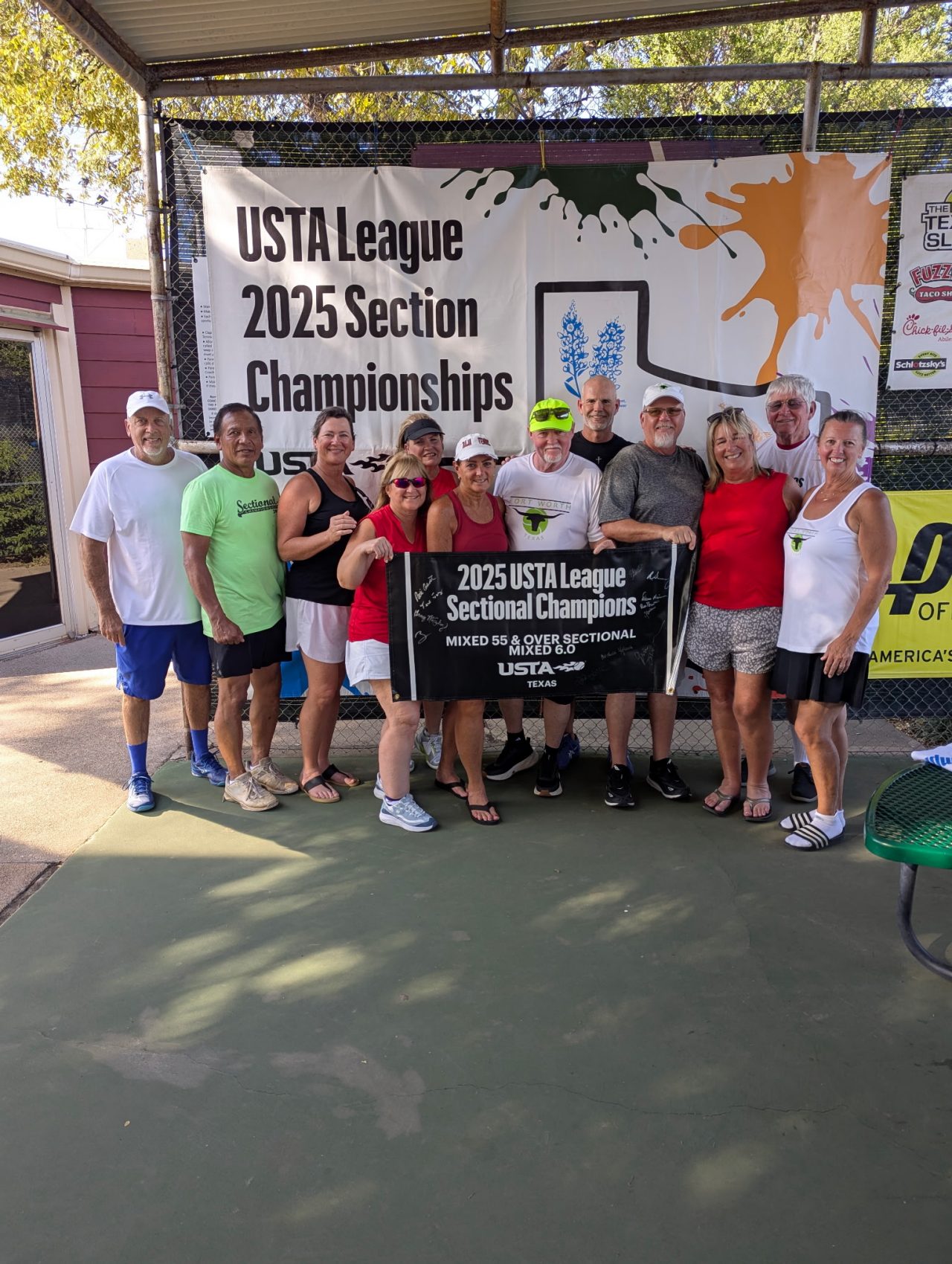 2025 Mixed 55+ League Sectionals Results