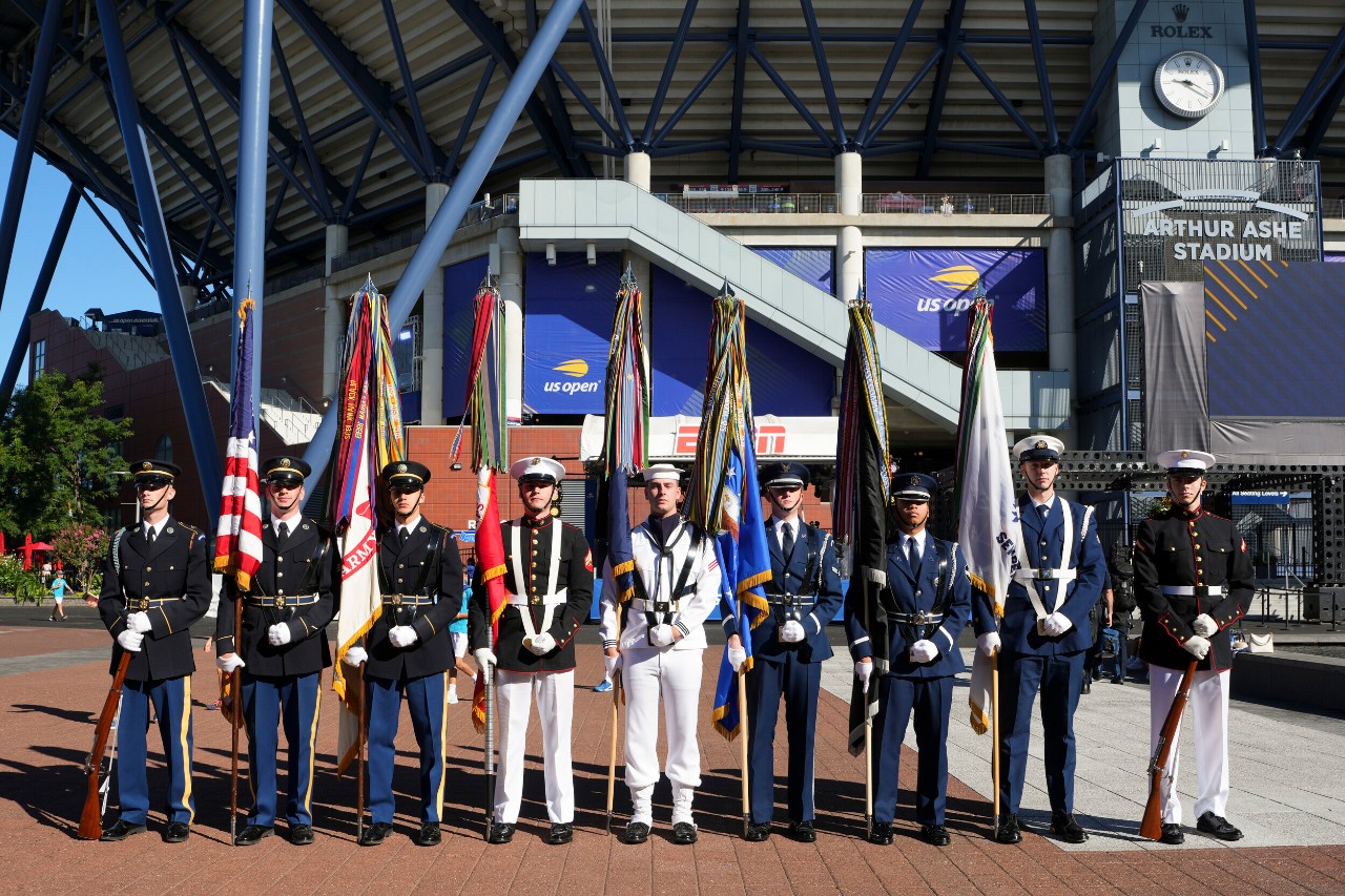 Texan Kaliski Assists Military Appreciation Day at US Open