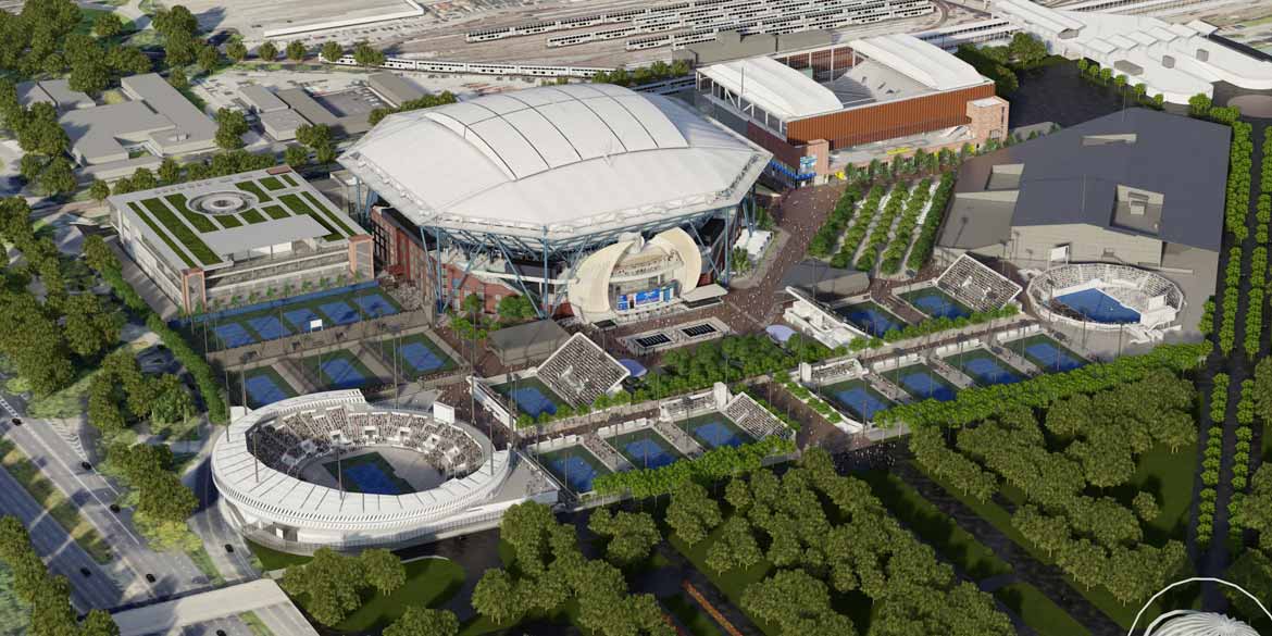 El renovado estadio Arthur Ashe encabeza la histórica transformación ...